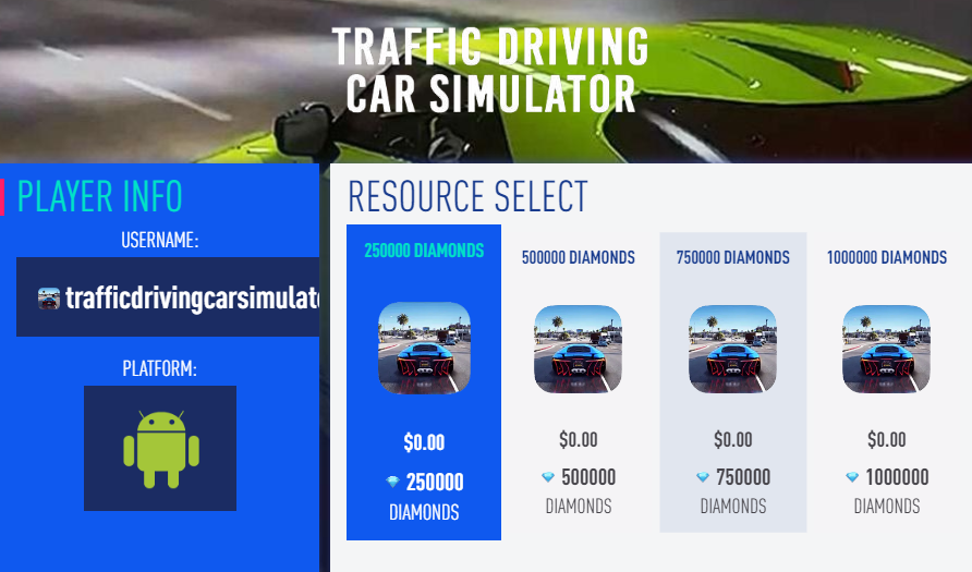 Traffic Driving Car Simulator Trucchi Diamanti E Monete 2024