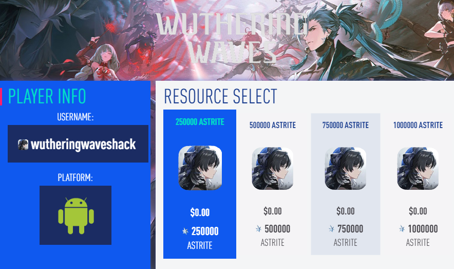 Wuthering Waves Trucchi Astrite E Shell Crediti Gratis